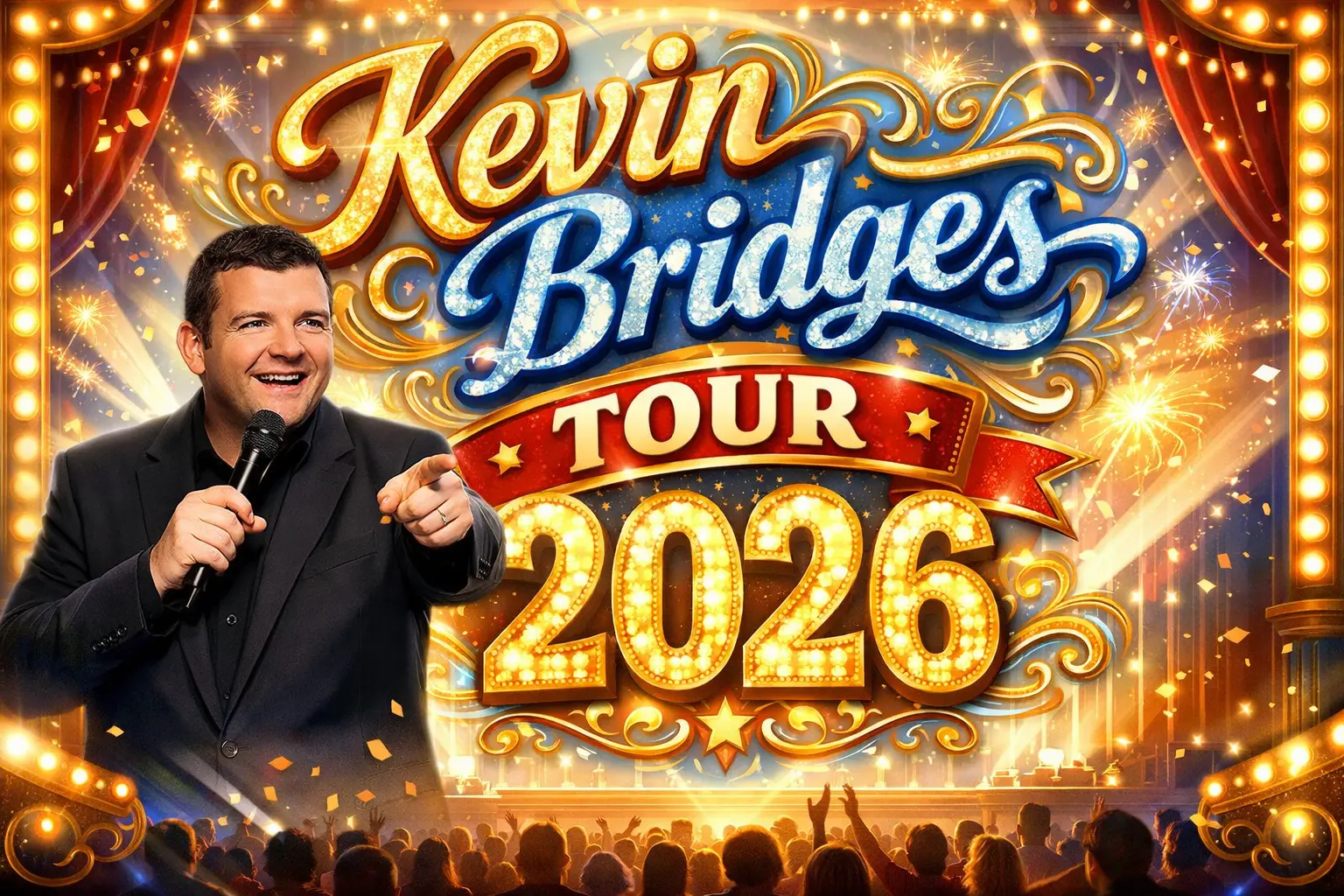 Kevin Bridges Tour 2026 | Buy Your Tickets - concertntours.com